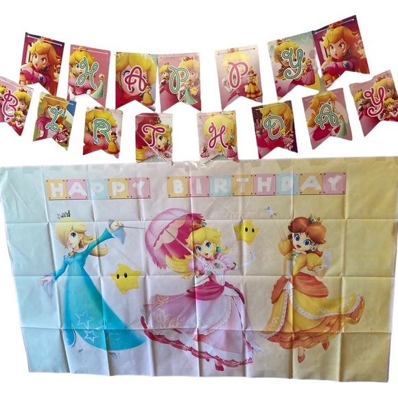 Other | Princess Peach Birthday Party Decorations | Poshmark